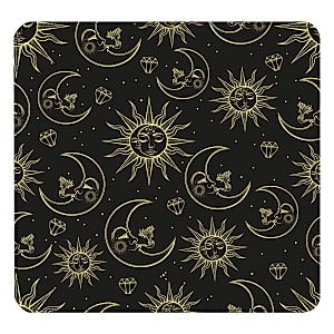 InterestPrint Women's Sun Moon and Stars Clutch Wallet Wrist Strap Long Purse