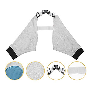 Adjustable Dog Elbow Protector Soft Breathable Stable Support for Injury, Front Legs Sleeve for Dog Recovery (S)