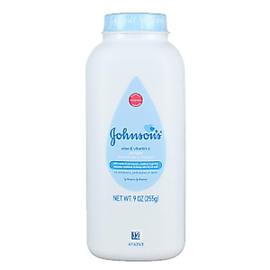 Johnson's Baby Powder, Pure Cornstarch with Aloe & Vitamin E 9 oz