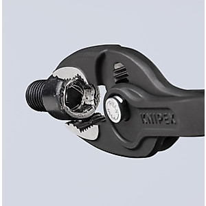 Knipex TwinGrip Atramentized Front Multi-Grip Pliers 200 mm 82 01 200 Black Plastic Coated Anti-Slip