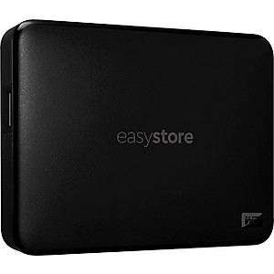 WD - Easystore 5TB External USB 3.0 Portable Hard Drive - WDBAJP0050BBK-WESN