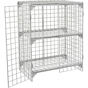Global Industrial Wire Mesh Security Cage, 36 x 24 x 36