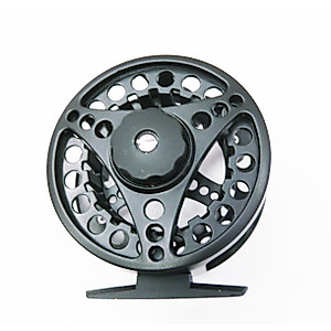 KUFA Sports 9ft Graphite Fly Fishing Rod (4-Section,Line Weight #5/6) & Casted Aluminum Fly Reel Combo KFL9456+FR56