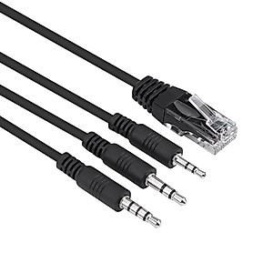 Tosuny 8 in 1 USB Programming Cable, Genuine USB Programming Cable with 8pcs Different Connectors for Kenwood/ for QuanShengcn/ for Tyt/for Motorola Radio, Compatible with Multiple Radios