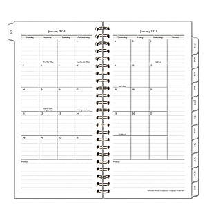 FranklinCovey - Compass Weekly Wire-Bound Planner (Pocket Slim, Jan 2024 - Dec 2024)