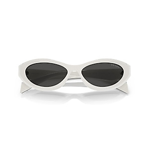 Prada PR 26ZS White/Dark Grey 55/16/145 women Sunglasses