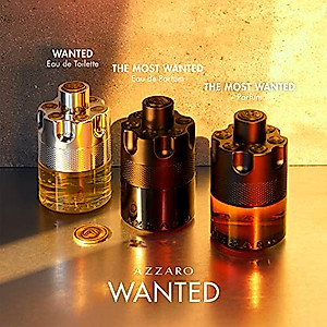 Azzaro The Most Wanted Eau de Parfum Intense - Cologne for Men - Fougère, Ambery & Spicy Fragrance, 3.3 Fl Oz