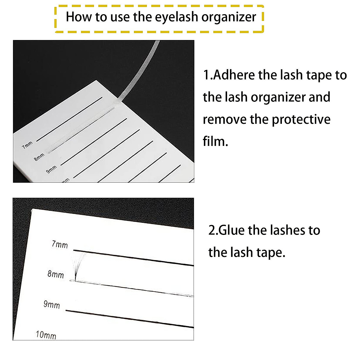 LXIANGN Acrylic 5 Layers Clear Eyelash Storage Box Lash Display Organizer Eyelash Storage Tray for Grafting Lash Extension