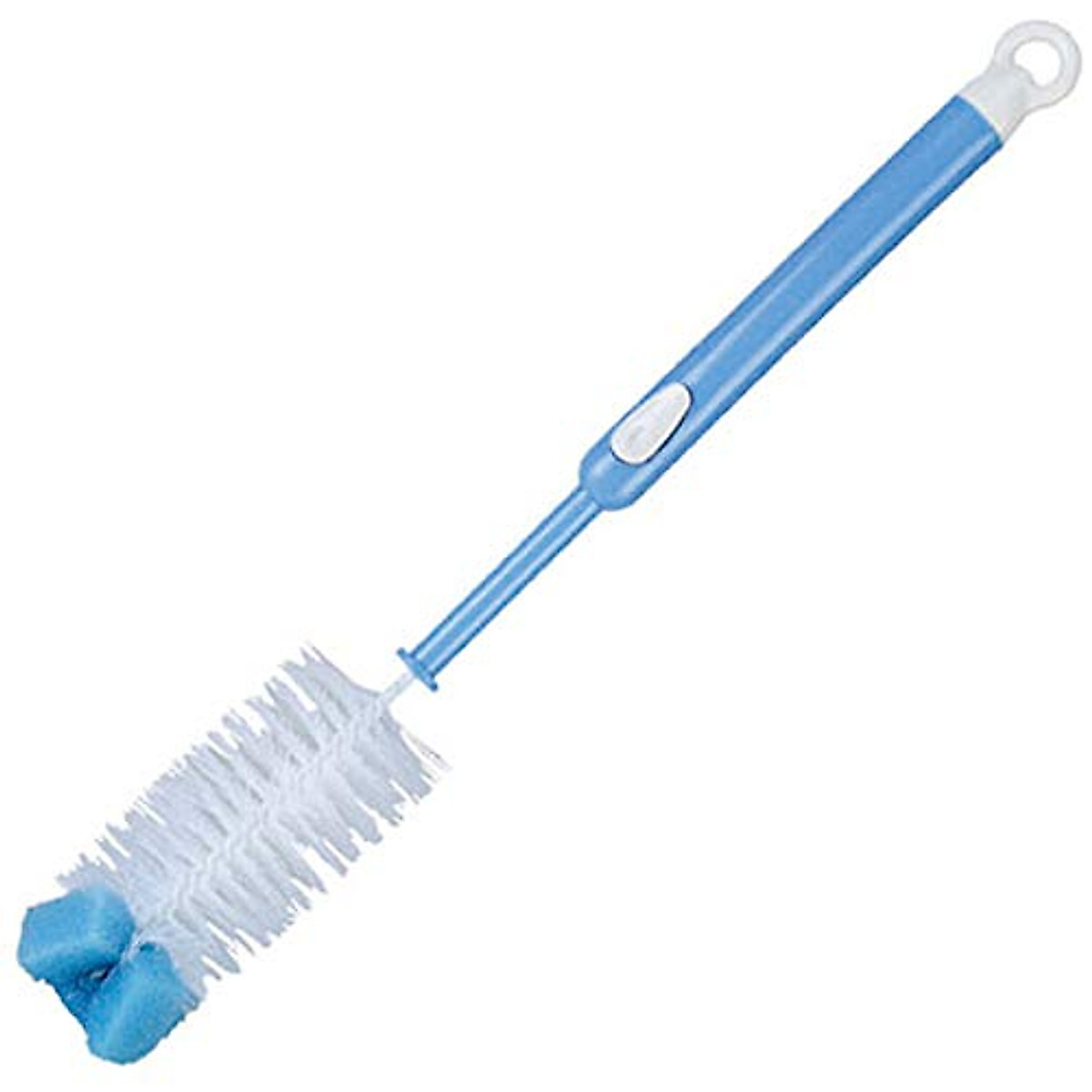 2 Pack Long Bottle Cleaning Brush for Long and Narrow Neck Beer, Wine, Kombucha, Baby Bottles,Nalgene, Pitcher, Carafe, Glass Jars, Brewing Bottle Cleaner,Easy to Clean Corner,18.5 inch Adjustable