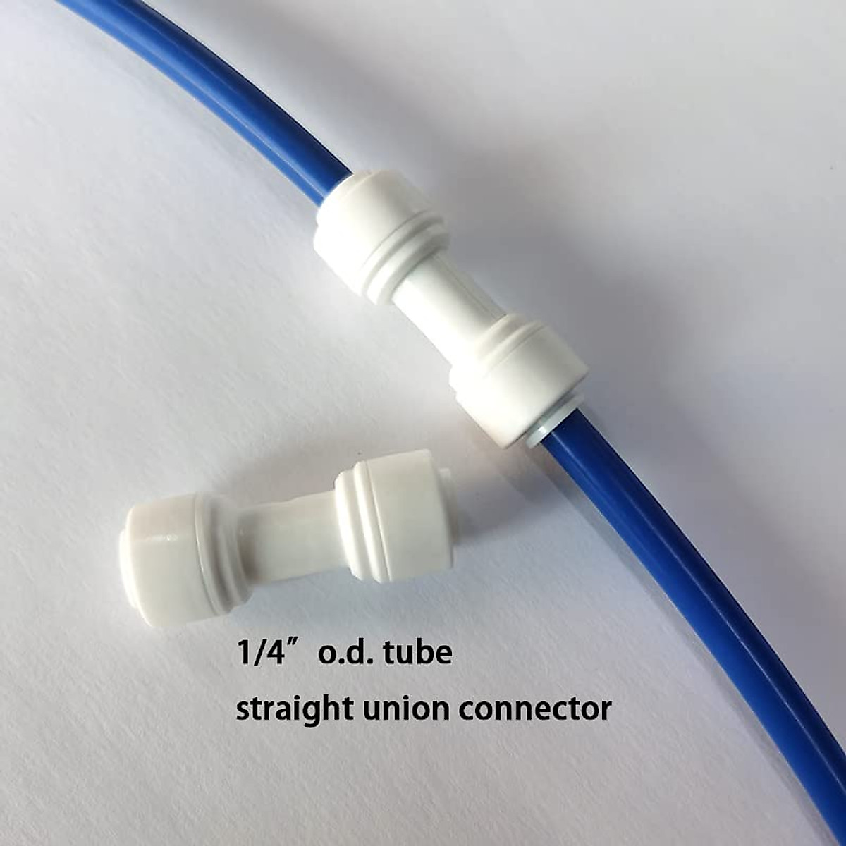 Malida 1/4 inch O.D. Length 32.8ft(10 meters) RO Water Tubing, Hose Pipe for RO Water purifiers System,+ 1/4 O.D quick connector 10pcs