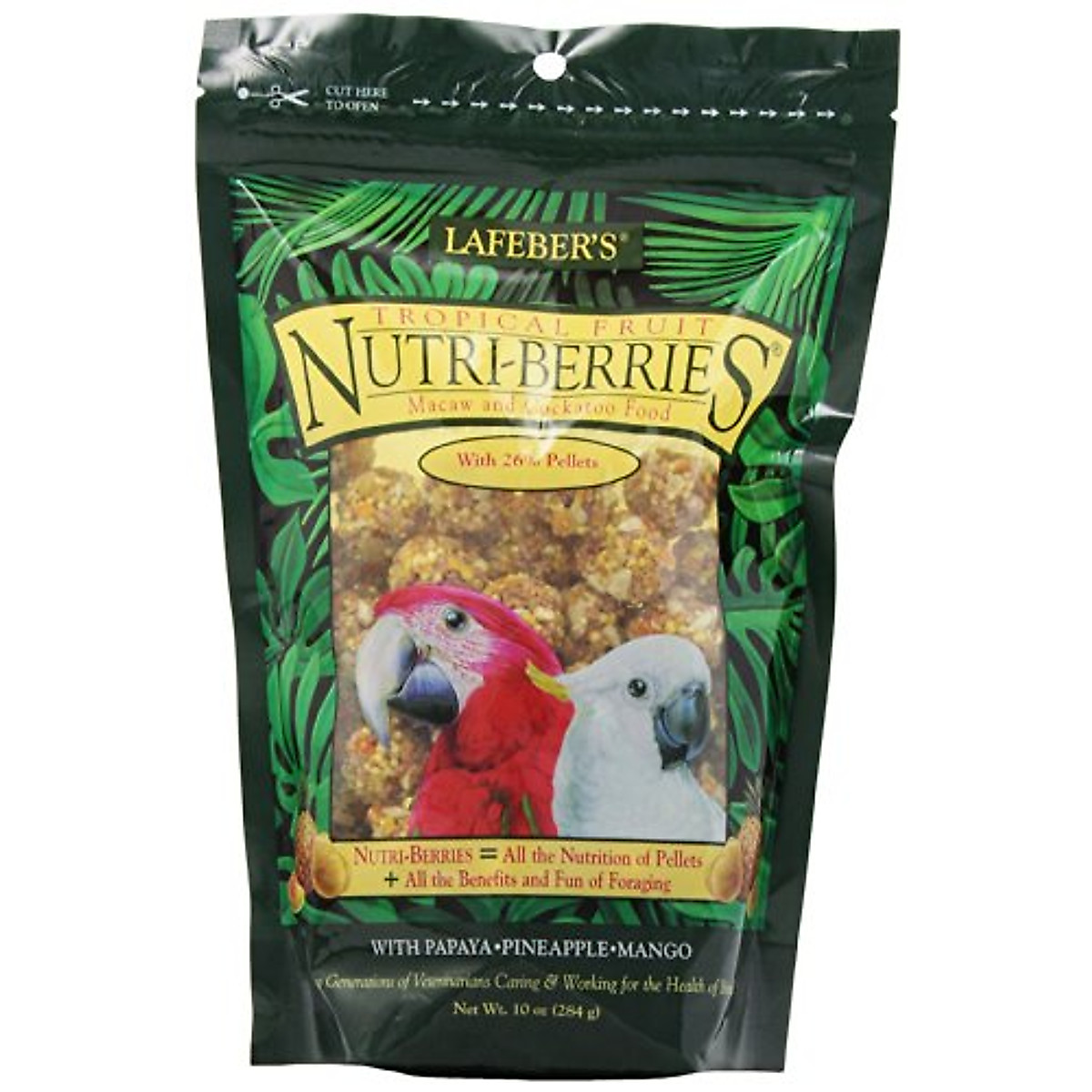 Lafeber Company Tropical Fruit Nutri-Berries For Macaws, 10-Ounce