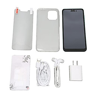 i14pro max Android 4G Unlocked Smartphone Cheap Unlocked Phone 6GB+64GB 6.1in HD Screen Cell Phone Gifts for Kids Seniors Backup Phone, 8MP+16MP Camera, Face Unlock, 4000mah Battery(Dark Green)