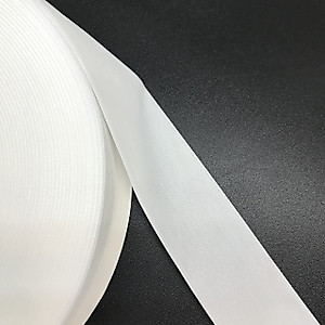 PEPPERLONELY 5 Yards Single Face Velvet Ribbon 38mm (1.5 Inch), Off White #2