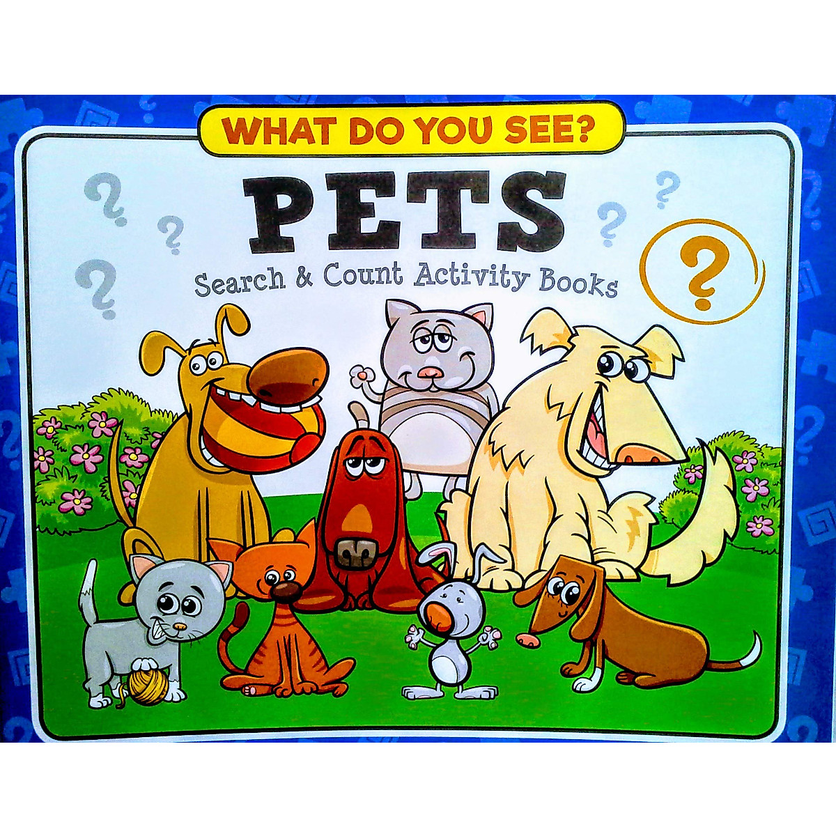 What Do You See? Wild Animals Search & Count Activity Paperback Book