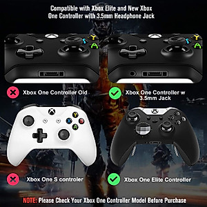 Sthetix 2019 Upgraded LB RB Bumpers Replacement Triggers Button Parts - Revolutionary Multilayer Plating Workmanship + T6 T8 Screwdriver Repair Kit Compatible with Xbox One Elite Controller