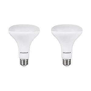 SYLVANIA LightSHIELD BR30 Germicidal LED Light Bulb, 9W=65W, 10 yr, Dimmable, 650 lm, 5000K, Daylight - 2 Pack (41070)