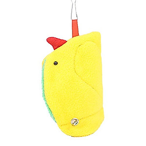 Small Birds Tent Winter Warm Plus Hut,Parrot Habitat with Standing Stick Bird Nest Hanging Hammock for Cage,Hideaway Cave Snuggle Sleeping Bed for Budgie Lovebirds Canaries Finches Small Conures