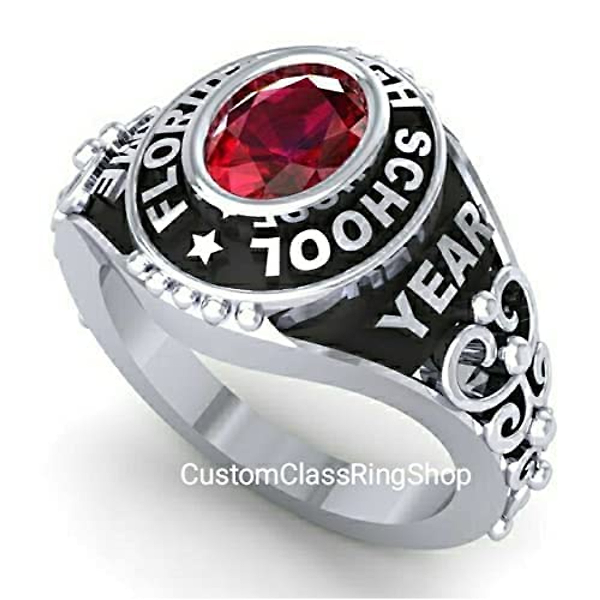 Custom 2024 2025 2026 Design Class ring in silver925