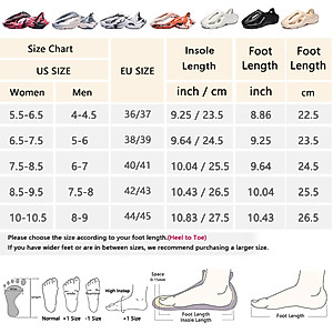Foam Runner Sneakers Cloud Slides Pillow Sandals Sports Shoes Non-Slip Lightweight Walking Shoes Fashion Outdoor Indoor Summer Beach Sandals for Women Men(Grey Khaki-8.5-9.5 Women/7.5-8 Men)