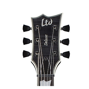 ESP LTD EC-1000FM Evertune Electric Guitar, See Thru Black