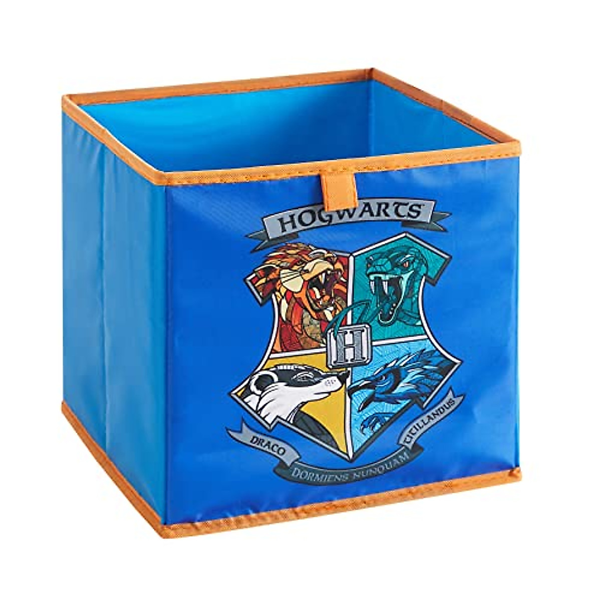 Harry Potter Collapsible Storage Cubby Unit and Bookshelf with 3 Collapsible Cubes