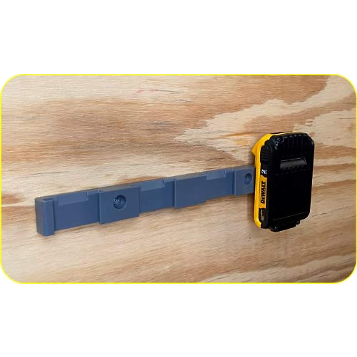 Battery Holder for 4x 20V Dewalt Batteries | 20V Battery Holder Dewalt | Battery Storage for Dewalt | Wall Mount for Dewalt 20V Batteries