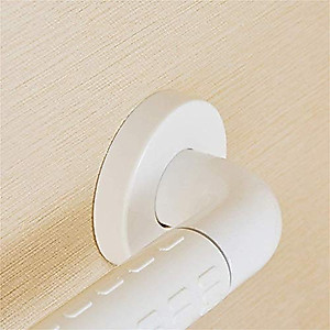 CRODY Bath Wall Attachment Handrails Grab Bar Rails L-Shaped Bathroom Grab Bar, Shower Support Rail, Stainless Steel Safety Armrest, Elderly Disabled Bathtub Anti-Skid Railing, Toilet Handle, Towel Ra