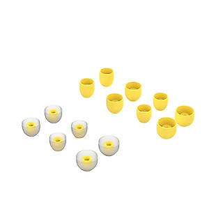 FitTurn Eartips Compatible with Sony WF-1000XM4/WF-1000XM3 Headphone -Replacement Eartips Earhooks Kit Pairs Silicone Earbud Tips Earhooks Fit for Sony WF-1000XM4/WF-1000XM3