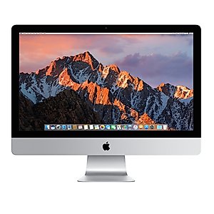 Apple iMac MNE92LL/A 27 Inch, 3.4 GHz Intel Core i5, 8GB RAM, 1TB Fusion Drive, Silver (Renewed), Mac OS