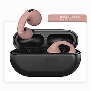 MBETA Earrings Clip-on Real Wireless Sports Bluetooth Headphone Gas Conduction Non in-Ear