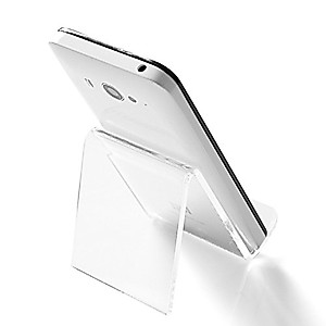 5 Pack Clear Show Rack Display Holder Mount Stand for Mobile Cell Phone iPhone Display Stands