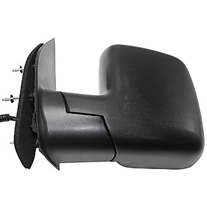 Kool Vue Left & Right Power Door Mirrors Compatible With Ford E-350 Super Duty 2002-2008 Without Puddle Lamp Textured Pair Standard Passenger Van