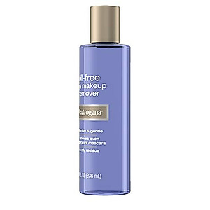Neutrogena Gentle OilFree Eye Makeup Remover Cleanser for Sensitive Eyes NonGreasy Remover Removes Waterproof Mascara Dermatologist Ophthalmologist Tested, 8 Fl Oz