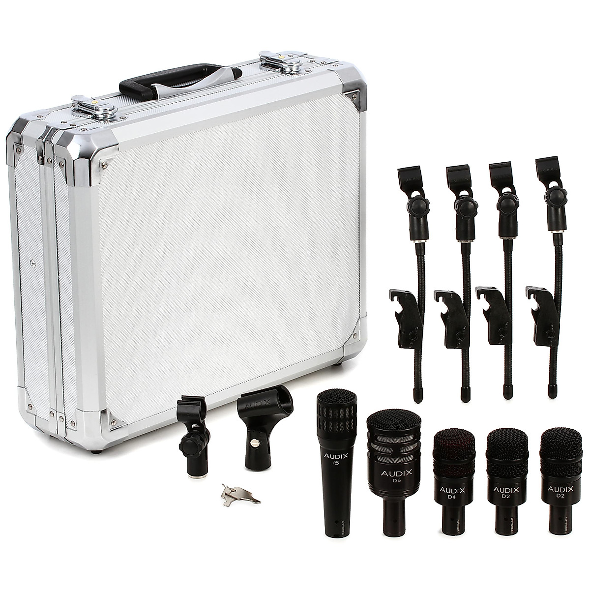 AUDIX DP-5A 5-Piece Drum Microphone Package for Live Sound and Recording