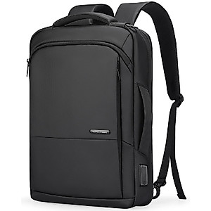 Small Business Backpack,Intelligent 3in1 Slim Laptop Backpack For Men&Women Fits 15.6 Laptop With USB Port Casual Daypack Commute Bag Executive Briefcase,Black