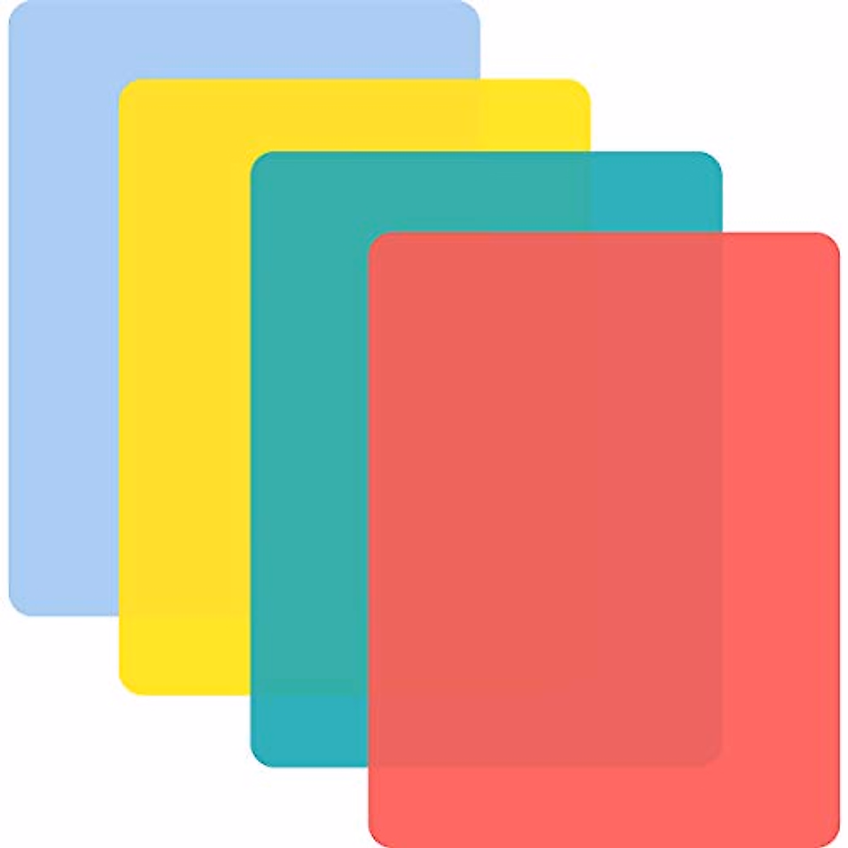 CounterArt Flex Cutting Mat, Mini, Assorted, Set of 4