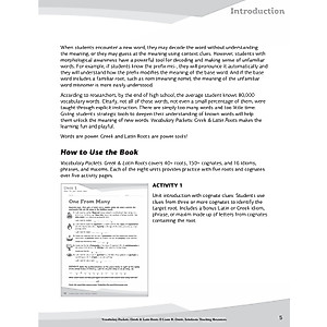 Vocabulary Packets: Greek & Latin Roots: Ready-to-Go Learning Packets That Teach 40 Key Roots and Help Students Unlock the Meaning of Dozens and Dozens of Must-Know Vocabulary Words