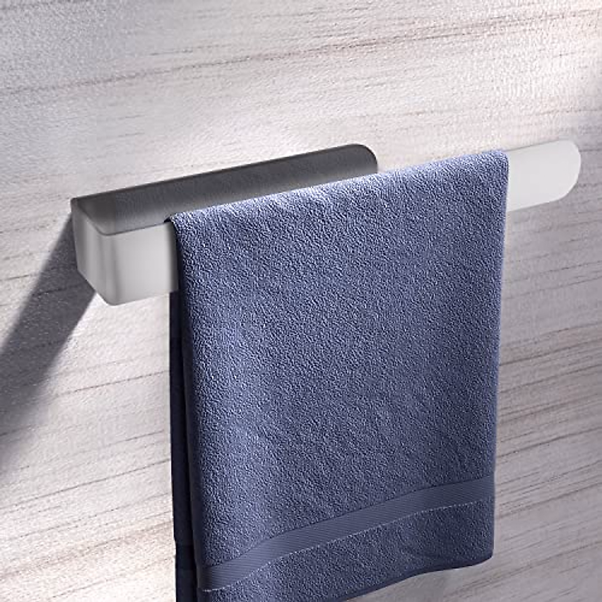 HUFEEOH Hand Towel Holder, Self Adhesive Towel Bar Towel Holder for Kitchen Cabinet, SUS 304 Stainless Steel Bath Towel Holder Stick on Wall