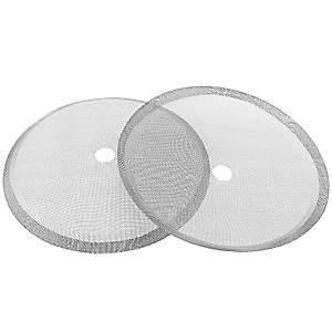 MTQY 6pcs French Press Replacement Filter Screen 3.8 inch 0.35 inch Hole Stainless Steel Coffee Filter Mesh for French Press Coffee Makers