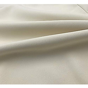 CozyLounge Indoor Outdoor Water Repellent High UV Resistant Patio Chair Cushion Cover (22"x22"x4" (4 Covers), Cream White)