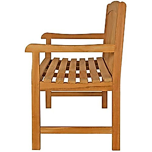 Seven Seas Teak Acapulco Teak Outdoor Patio Bench, 5 Foot Made from Solid Teak Wood