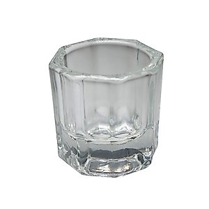 Smart Dappen Dish - Premium Glass Mixing Dish - Sold in 4 Packs - Multiple Color Options (Clear)