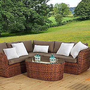 Codi Outdoor Pillow Inserts Set of 2, 20x20 Throw Pillows Insert, Water Resistant Decorative Stuffing Cushion for Patio Furniture. Couch, Porch Indoor Outdoors