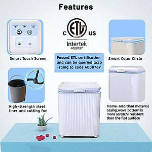 SQUEEZE master Electric Kitchen Composter-Smart Kitchen Waste Composter-3.5L/0.92 Gallons Compost Machine for Kitchen-Turn Garbage into Treasure-Drying、Crushing and Fermentation Functions