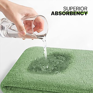 Magshion Extra Large Cotton Bath Sheet for Bathroom Adults Oversized Quick-Dry Bath Sheet Towel, Mint Green