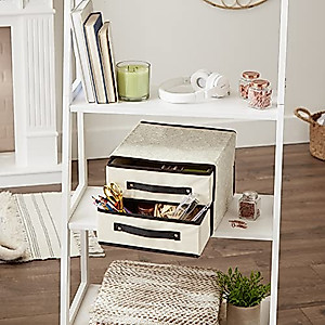 DII Breathable Closet Organizer, 2 Drawer, Damask