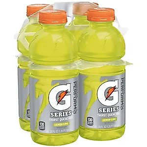 Gatorade Sports Drink, Lemon Lime, 20oz 4pk Bottles