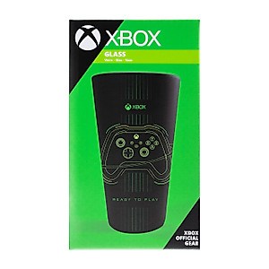 Paladone XBOX Drinking Glass - Officially Licensed Gaming Merchandise,415 milliliters