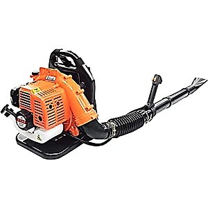 GDAE10 42.7CC 2 Stroke Backpack Leaf Blower Gas Powered 156MPH Leaf Blowers Cordless for Lawn Care,Commercial Gasoline Leaf Blower with Harness