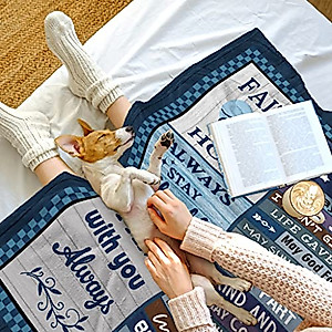 Godson Gifts from Godmother, Godson Gifts Blanket 60"x50", Birthday Gifts for Godson from Godfather, Godson Gifts Ideas for Graduation Thanksgiving Christmas Fathers Day, to My Godson Throw Blankets